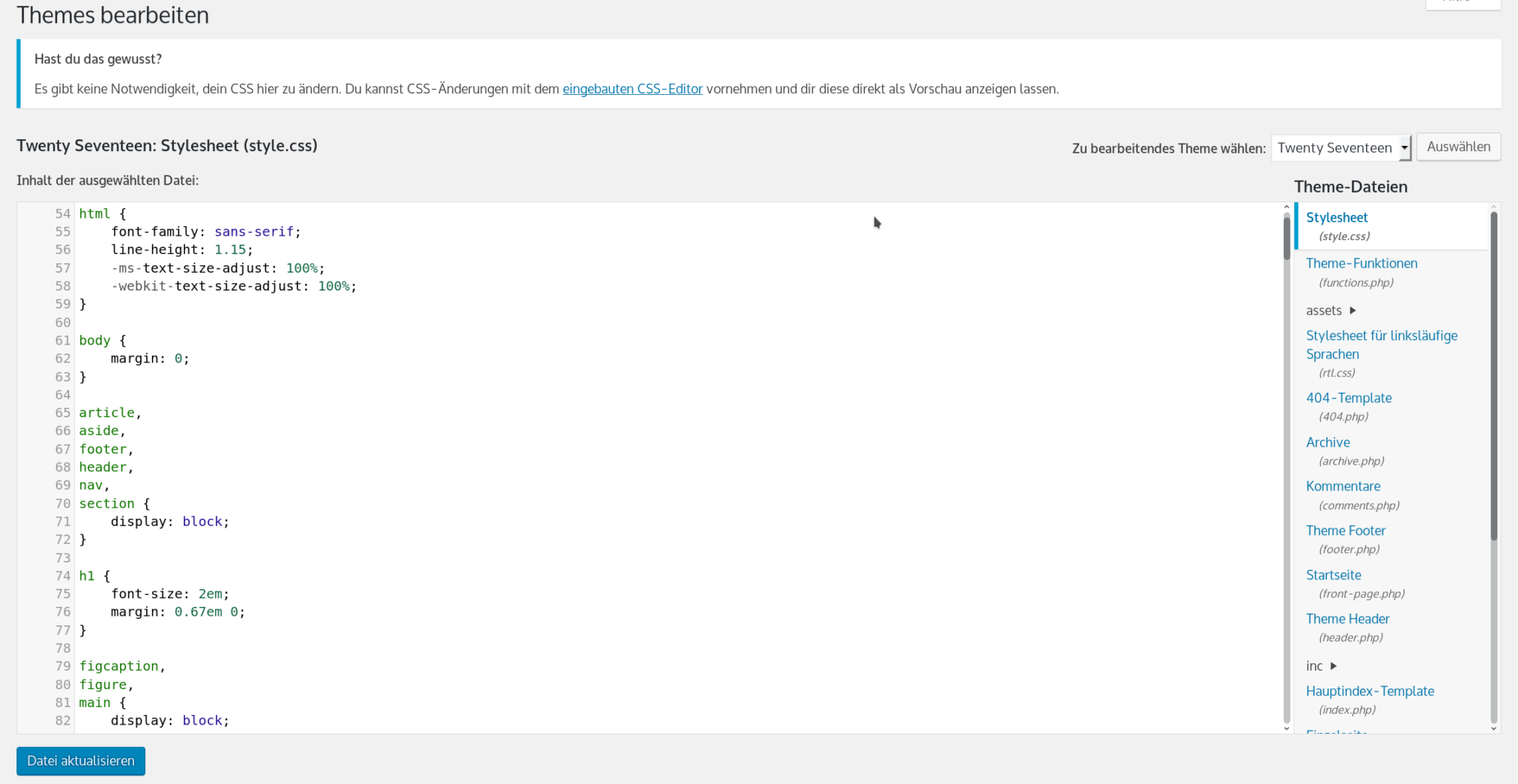 WordPress Custom CSS Styles erstellen und bearbeiten - WP Mashup